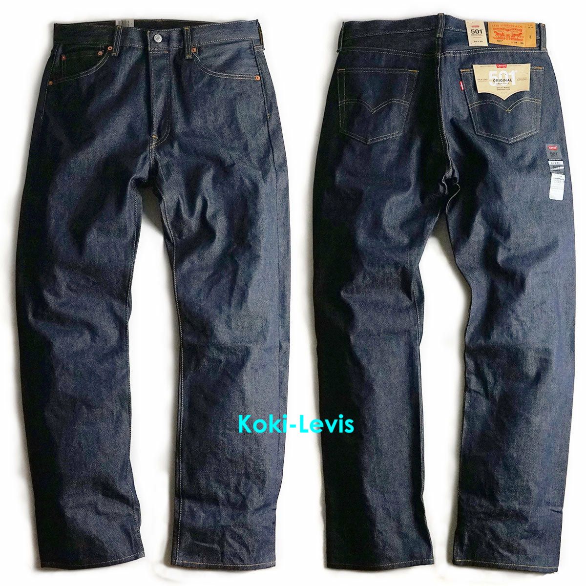 Levi's 501 Rigid ผ้าดิบ STF Shrink-to-fit KokiLevis.com